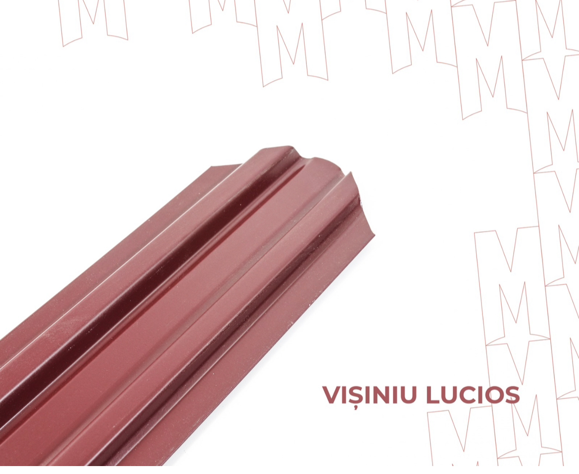 Sipca Metalica Gard finisaj lucios Visiniu 0.45 mm - A&E Partner Group ...